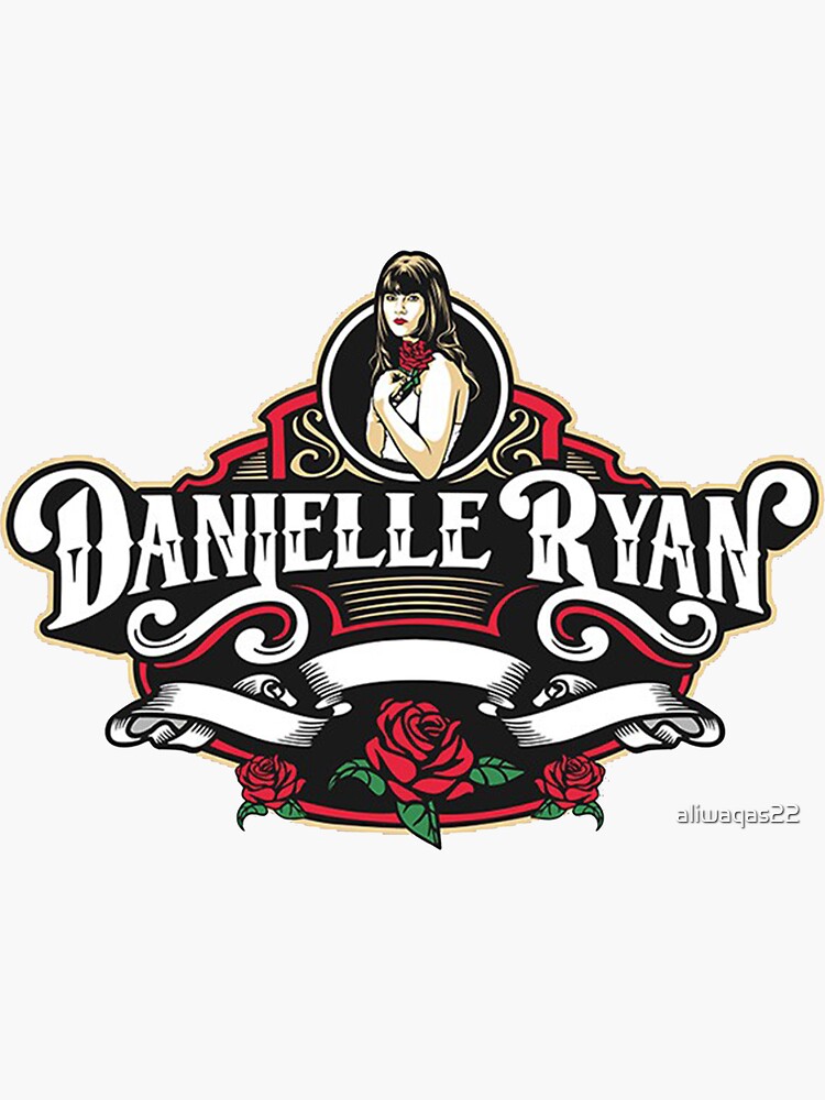 "BEAUTIFUL DESIGN DANIELLE RYAN" Sticker for Sale by aliwaqas22 | Redbubble