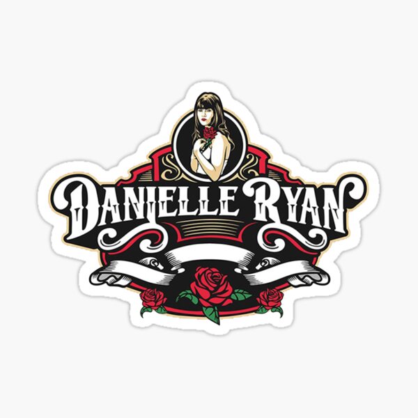 "BEAUTIFUL DESIGN DANIELLE RYAN" Sticker for Sale by aliwaqas22 | Redbubble