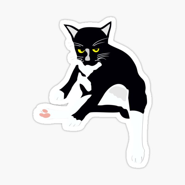 "Cat street art" Sticker for Sale by TCeylon1 | Redbubble