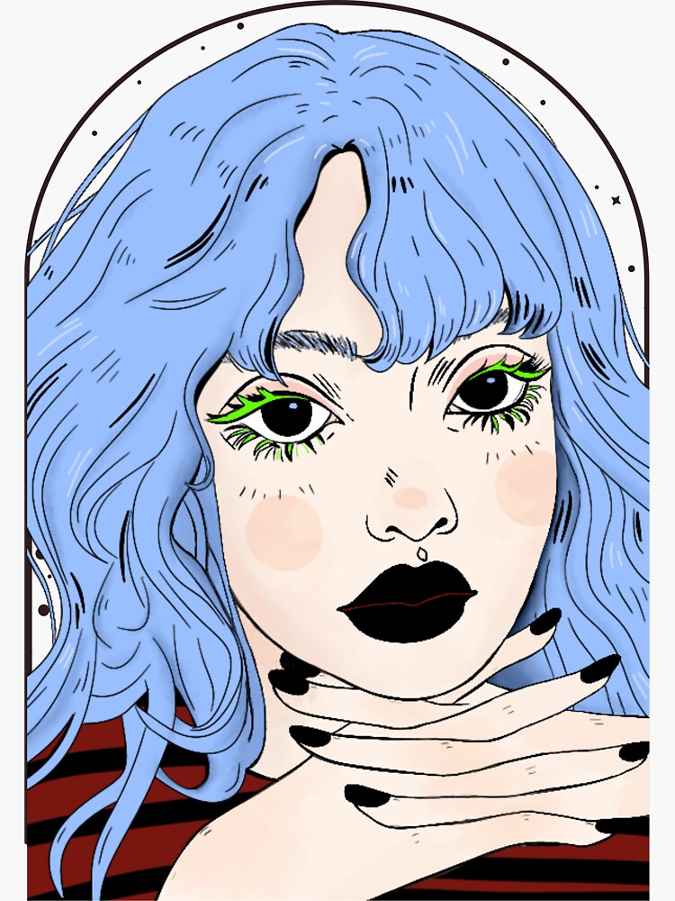 "Anime Girl Manga Kawaii, anime girl poster, anime girl sticker, anime ...