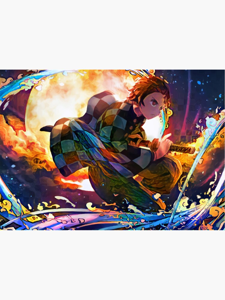 "Kamado Tanjiro First Position DS Kimetsu No Yaiba" Sticker for Sale by ...