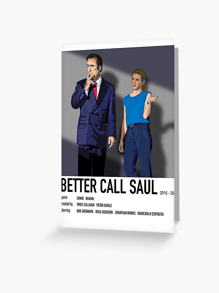 "Better Call Saul movie poster template" Greeting Card for Sale by ...