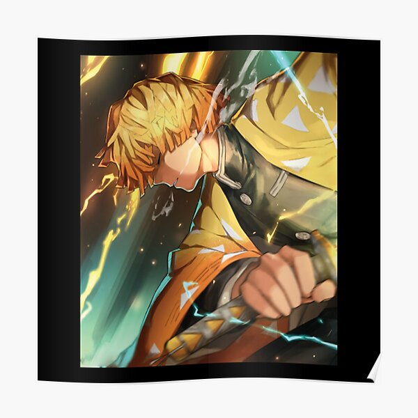 Póster «Kimetsu no Yaiba Genial Zenitsu DS Kimetsu No Yaiba» de ...