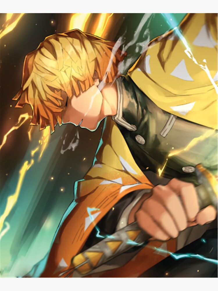 Pegatina «Kimetsu no Yaiba Genial Zenitsu DS Kimetsu No Yaiba» de ...