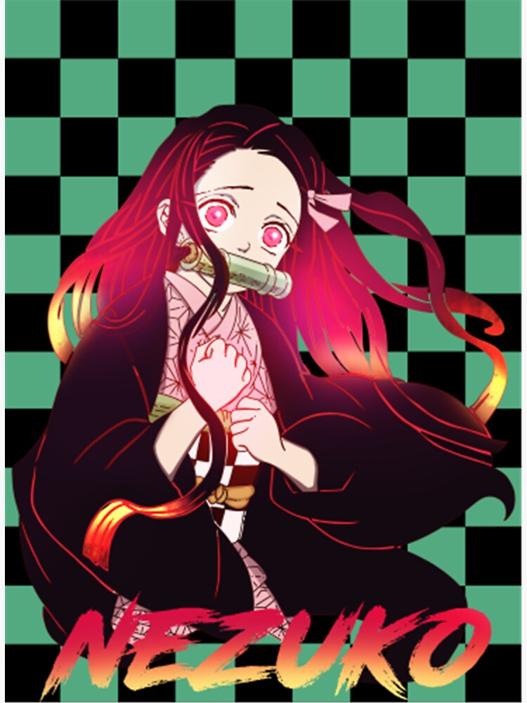 "Nezuko Kamado DS Kimetsu No Yaiba" Sticker for Sale by Lokesandell ...