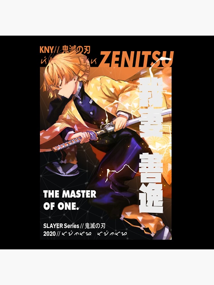 "Zenitsu Agatsuma DS Kimetsu No Yaiba" Art Print for Sale by ...