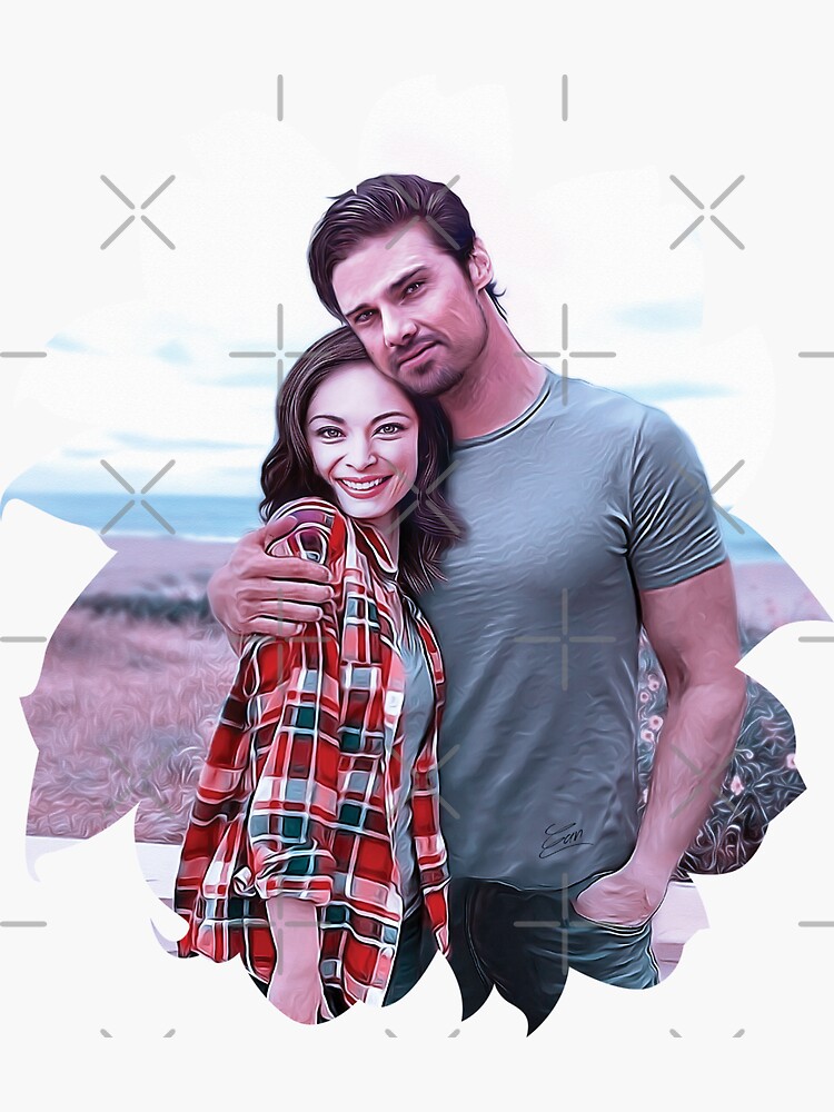 "VinCat Vacation : Fall In Love Coastal Country Charm ♥" Sticker for ...