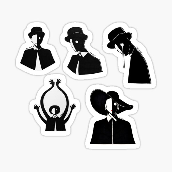 "Shadow Janus (compilation 2) - Sanders Sides" Sticker for Sale by Ros ...