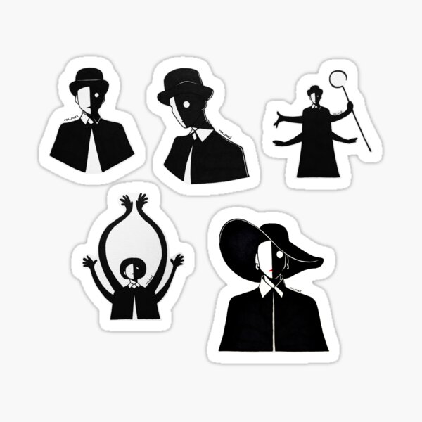 "Shadow Janus (compilation 3) - Sanders Sides" Sticker for Sale by Ros ...