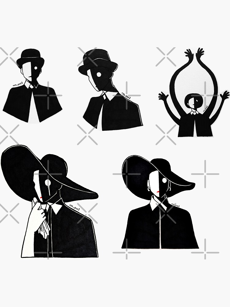 "Shadow Janus (compilation 4) - Sanders Sides" Sticker for Sale by Ros ...