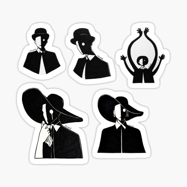 "Shadow Janus (compilation 4) - Sanders Sides" Sticker for Sale by Ros ...