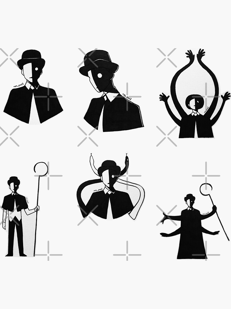 "Shadow Janus (compilation 5) - Sanders Sides" Sticker for Sale by Ros ...