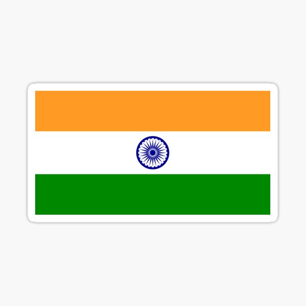 "Tiranga Flag of India" Sticker for Sale by COSARM | Redbubble