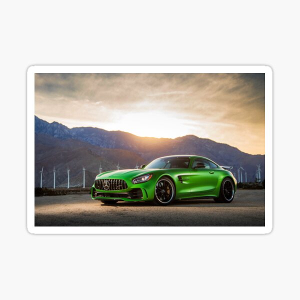 "Mercedes amg gtr" Sticker for Sale by carphotodesigns | Redbubble