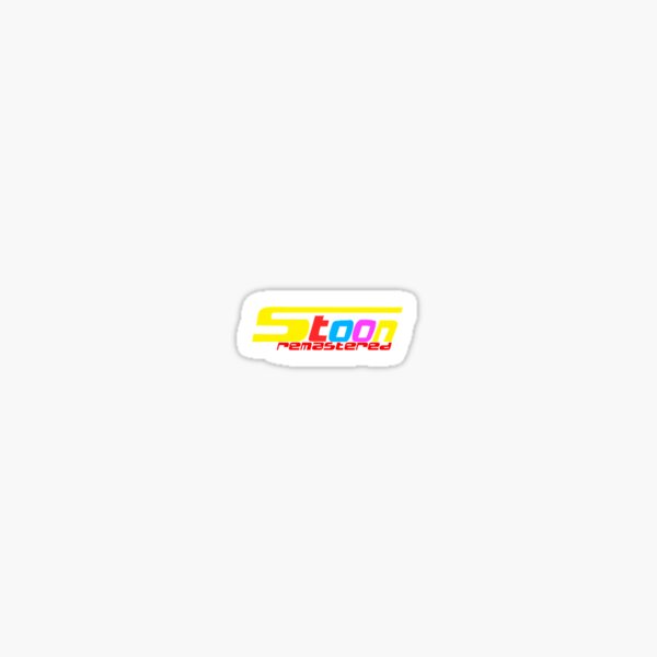 "SpaceToon STOON Remastered Watermark" Sticker for Sale by ...