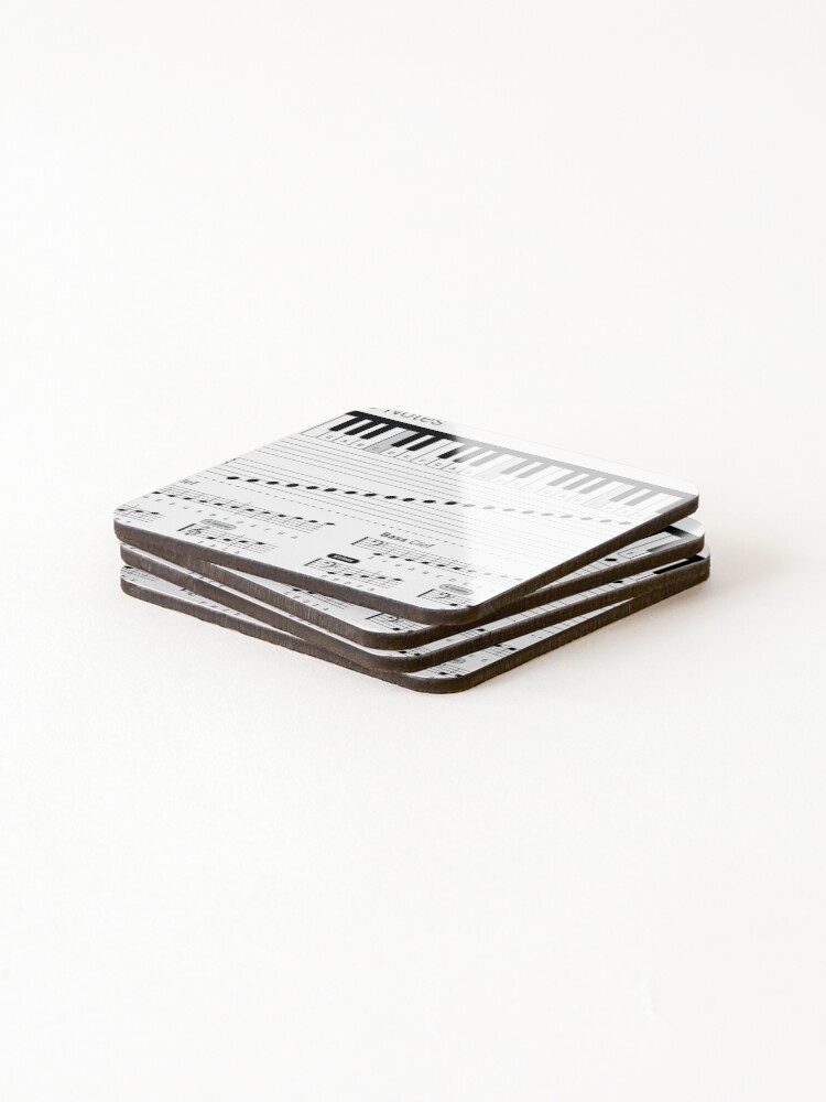 "Piano Notes, Piano Cheat Sheet, Piano Grand Staff, Treble Clef and ...