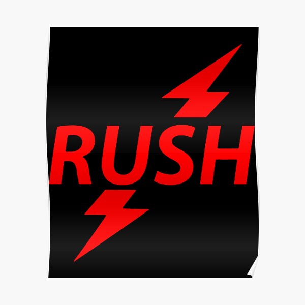 "Rush Original logo" Poster for Sale by KalserRobert | Redbubble