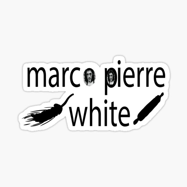 "marco pierre white" Sticker for Sale by Naima20 | Redbubble