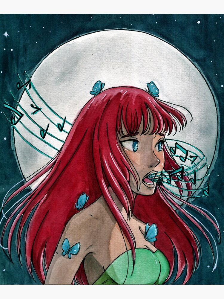 "Lost Voice" Sticker for Sale by xameliacreates | Redbubble