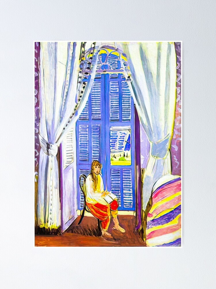 "Henri Matisse, the french window at nice, 1919" Poster for Sale by ...
