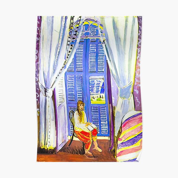 "Henri Matisse, the french window at nice, 1919" Poster for Sale by ...