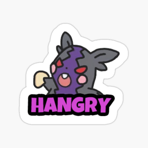"Morpeko Hangry Mode T-Shirt or Sticker" Sticker for Sale by onyxcomyx ...