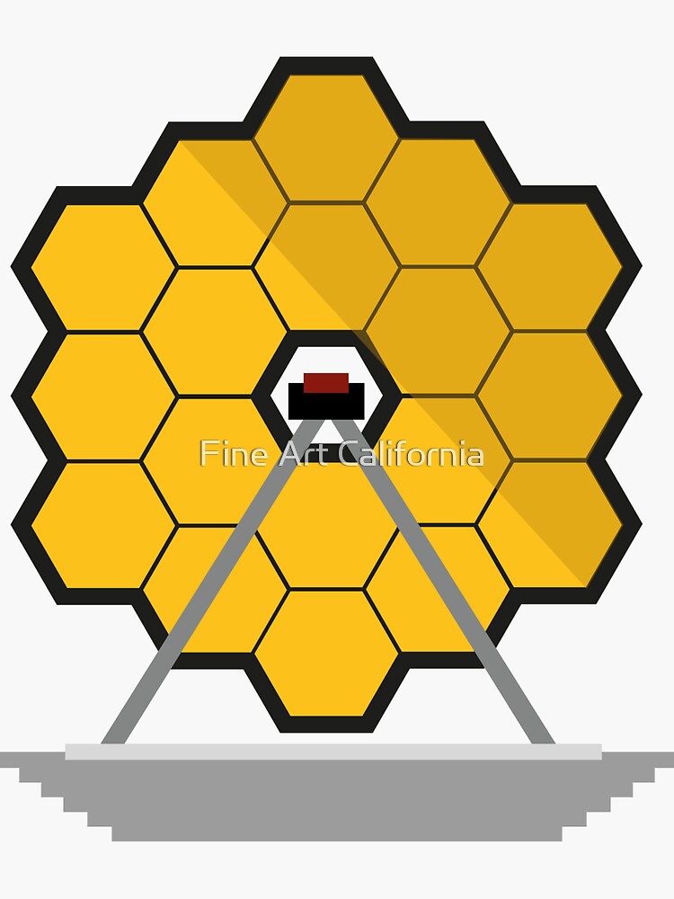 "James Webb Space Telescope" Sticker for Sale by sourav1993 | Redbubble