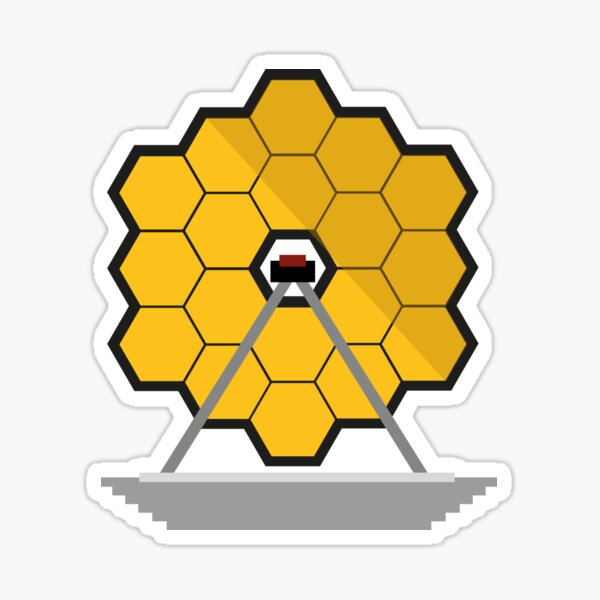 "James Webb Space Telescope" Sticker for Sale by sourav1993 | Redbubble