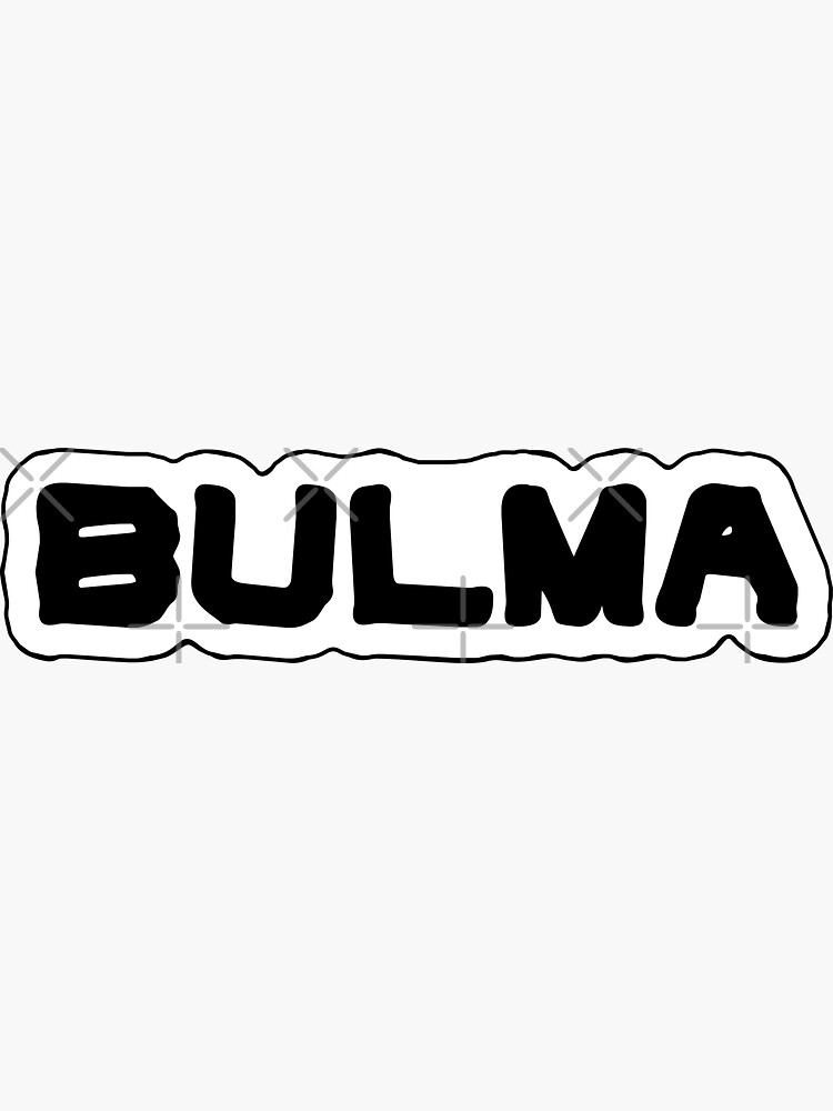 "BULMA" Sticker by Vinemans | Redbubble