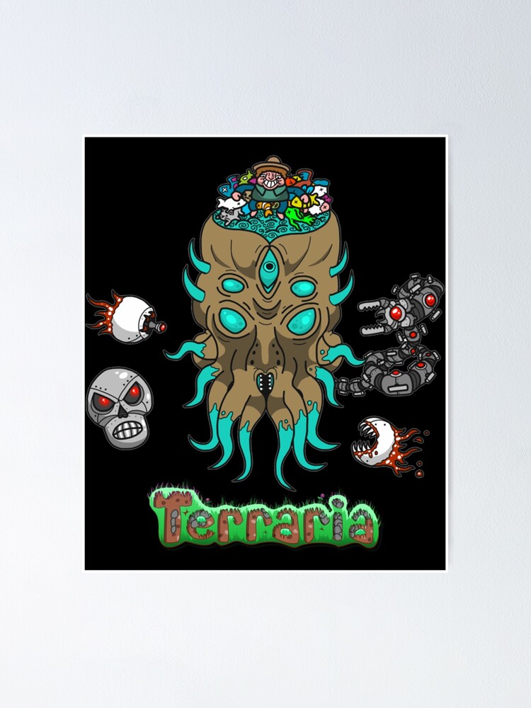 "Vintage Terraria Indie Game Design " Poster for Sale by KOAandKINDs ...