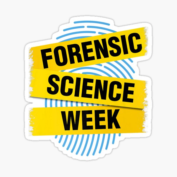 "Forensic Science Week" Sticker for Sale by dolsy-store | Redbubble