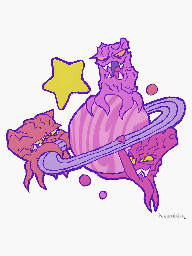 "Chibi Krang " Sticker for Sale by Mewnikitty | Redbubble