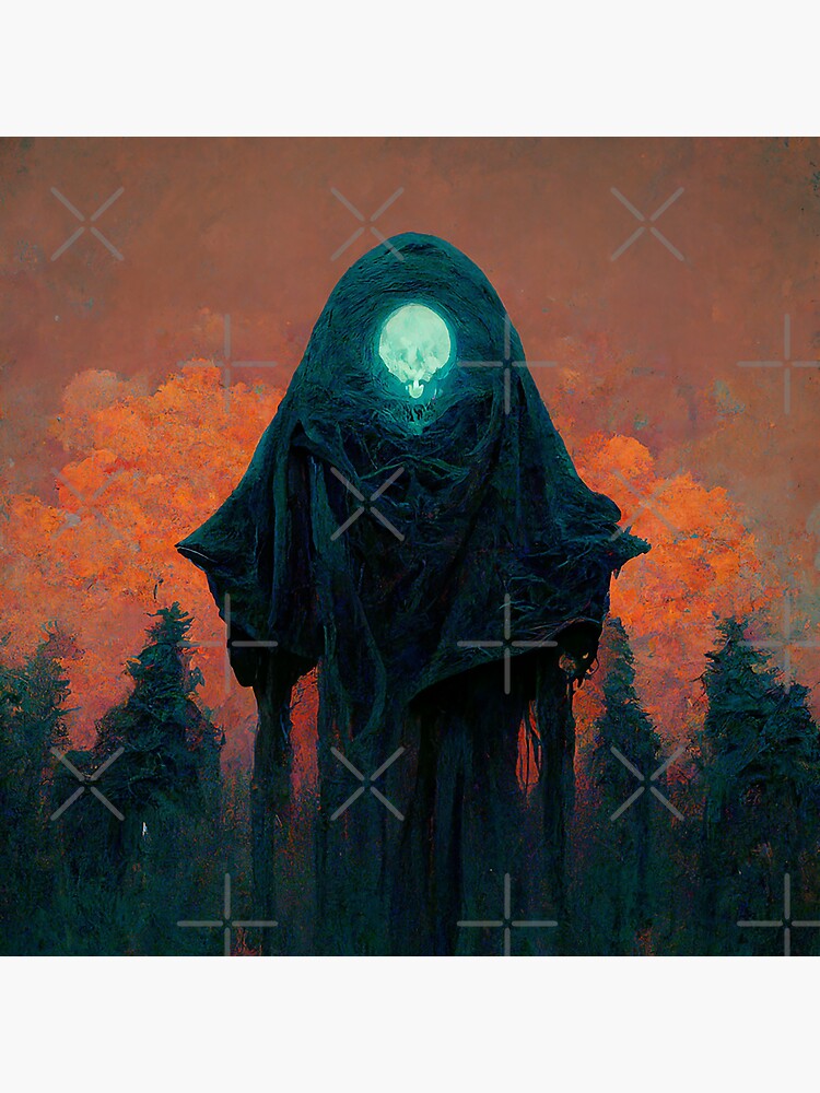 "Cursed | Spooky Horror Theme" Sticker for Sale by MakeitMelo | Redbubble