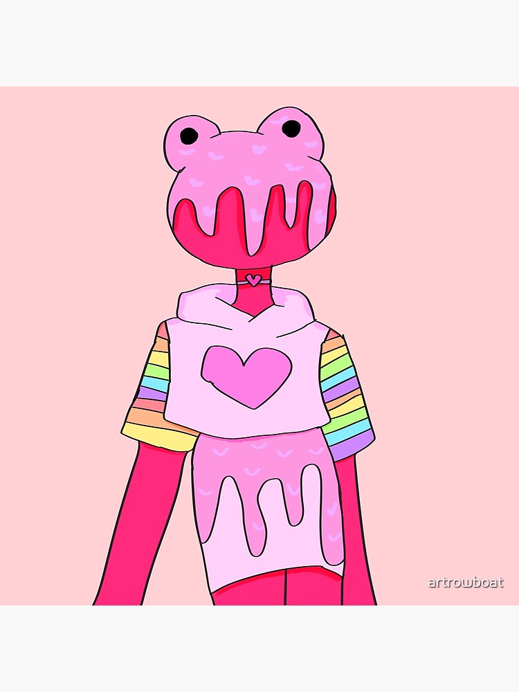 "rainbow kidcore frog" Poster for Sale by artrowboat | Redbubble