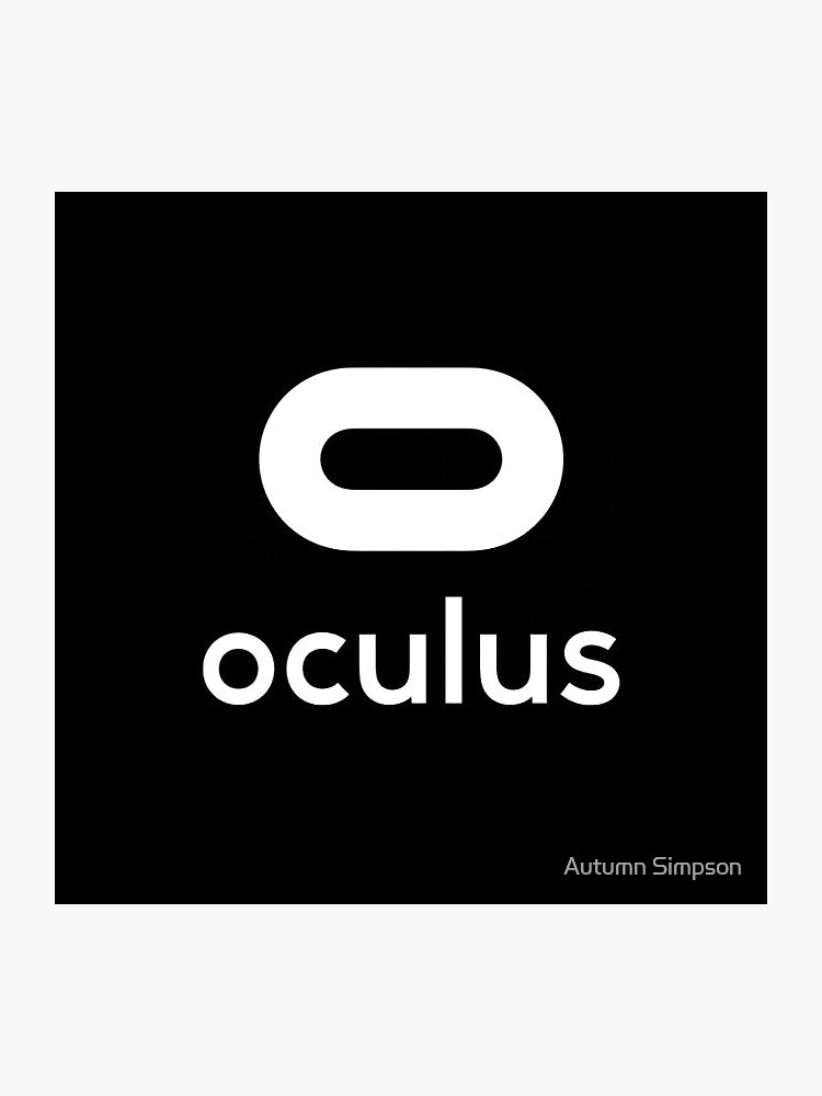 "Oculus Logo" Sticker for Sale by 4889276874 | Redbubble