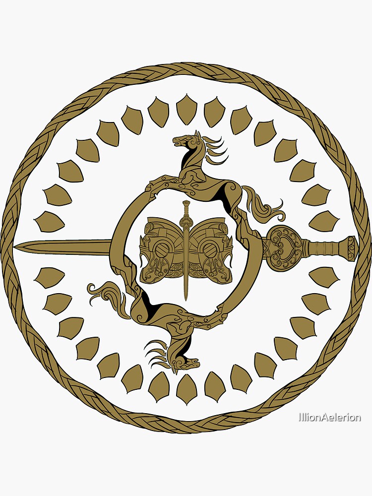 "Rohan Emblem" Sticker for Sale by IllionAelerion | Redbubble