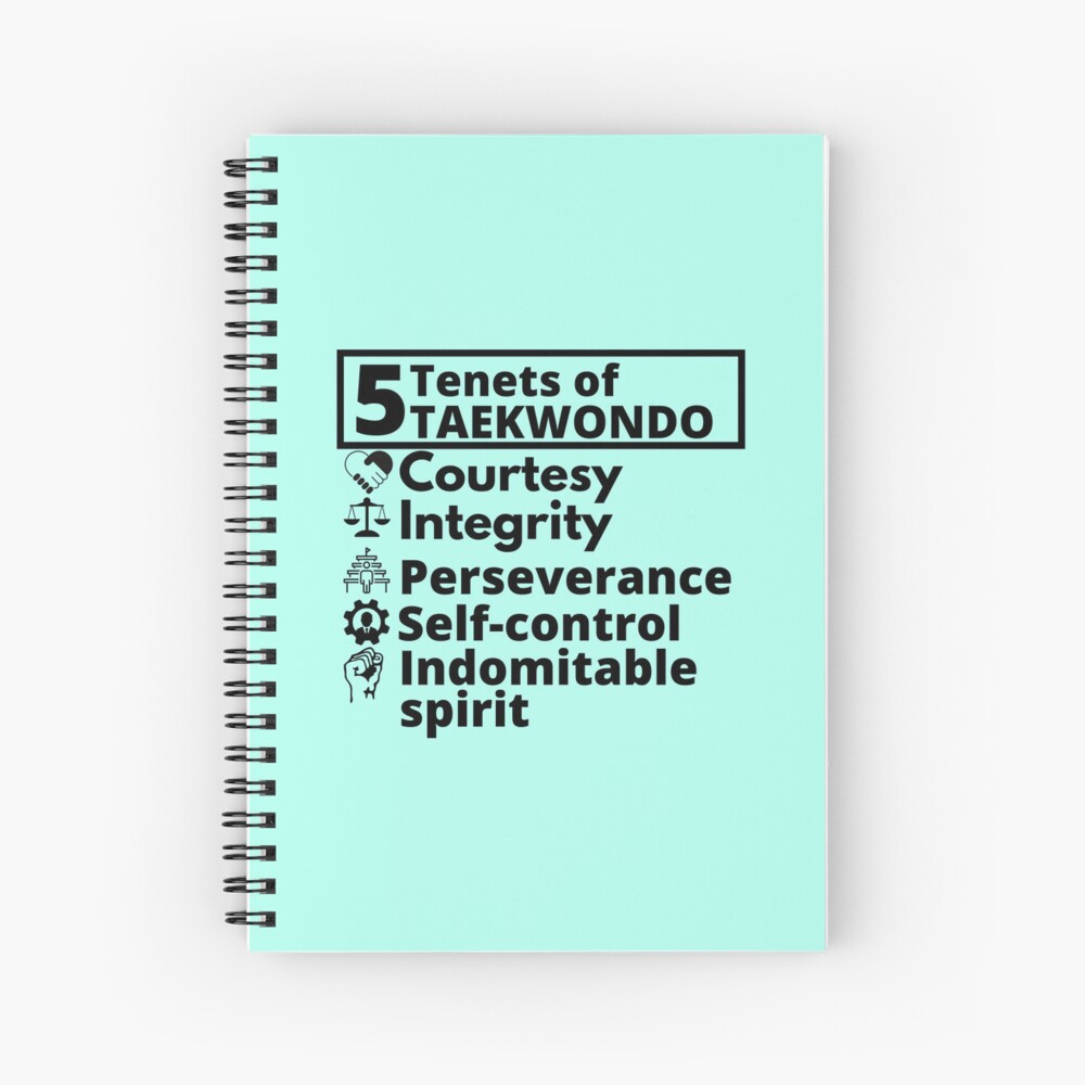 "5 Tenets of Taekwondo, Taekwondo lover, Taekwondo spirit, Taekwondo ...