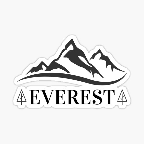 "Everest" Sticker for Sale by RIBI-Shop | Redbubble