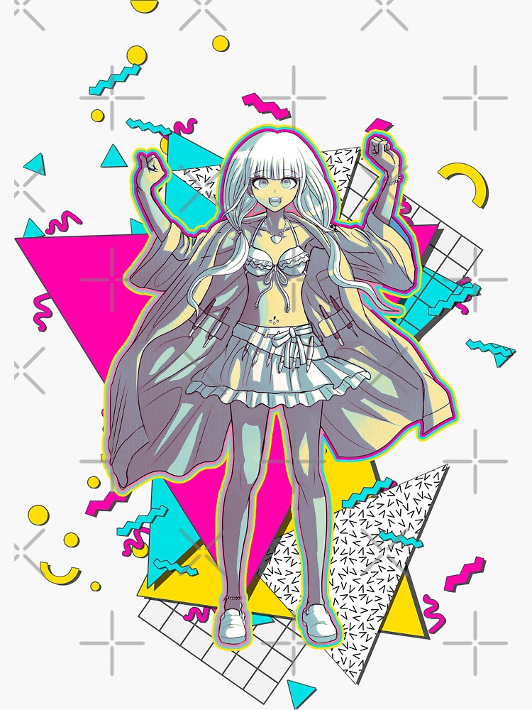 "Angie - Danganronpa *90s graphic design*" Sticker for Sale by ...