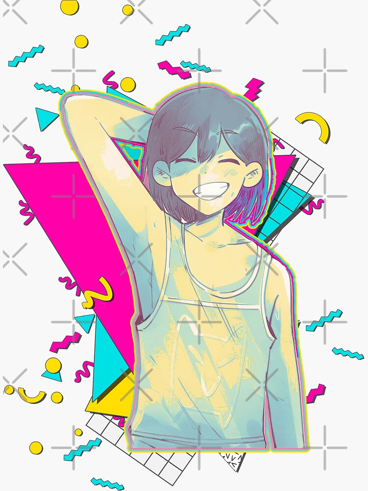 "Kel - Omori *90s graphic design*" Sticker for Sale by Carryneon ...