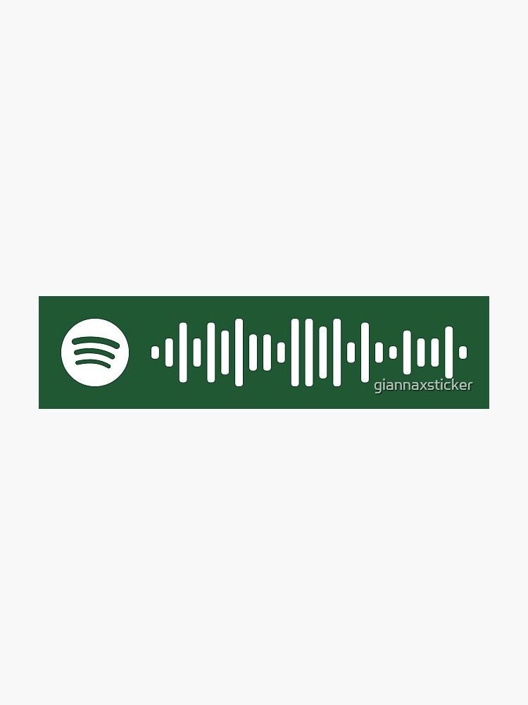 "ivy by Taylor Swift Spotify Code" Sticker for Sale by giannaxsticker ...