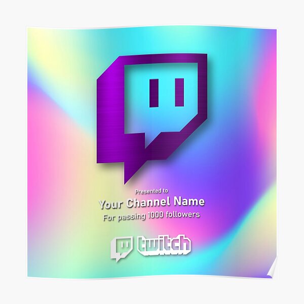 "*Send me a Message* Twitch Award Plaque with the Creator Streamer ...