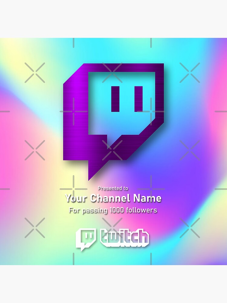 "*Send me a Message* Twitch Award Plaque with the Creator Streamer ...