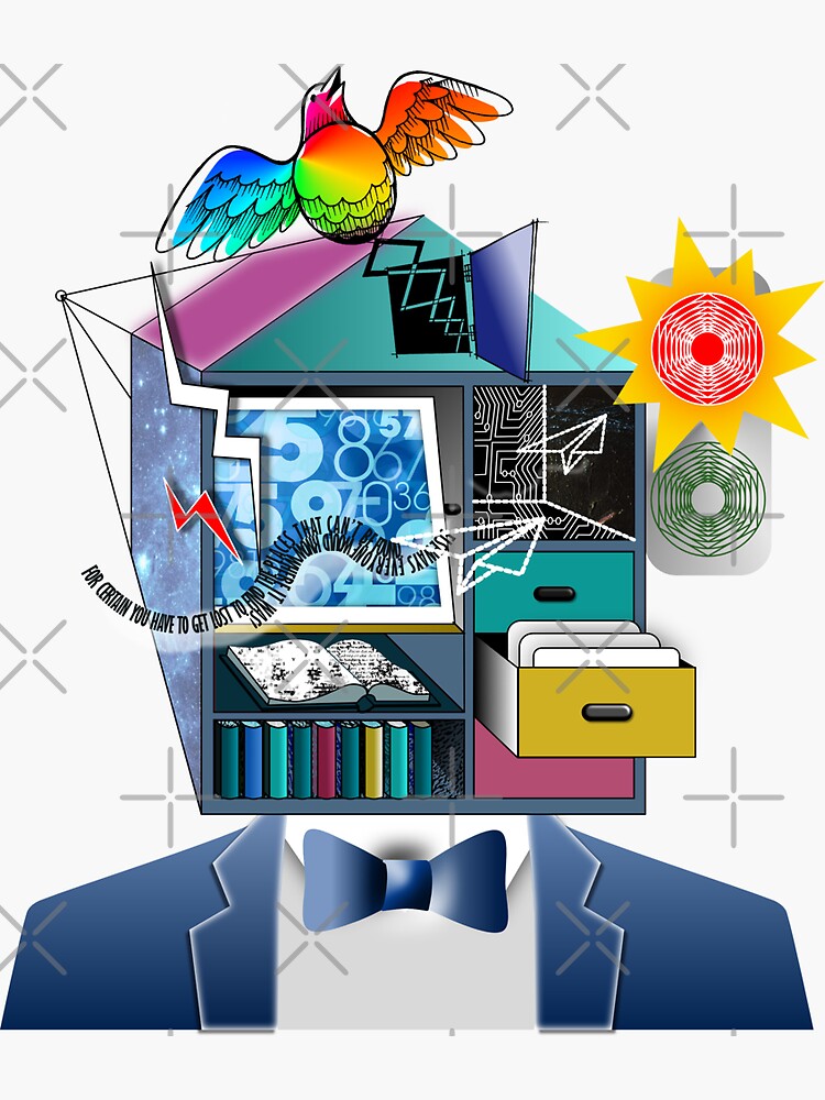 "Nerd brain genius and madness" Sticker for Sale by ricky-blue-eyes ...