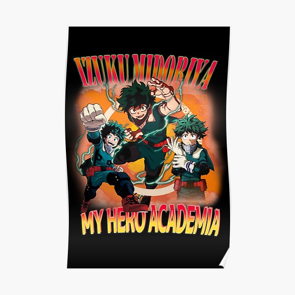 My Hero Academia Anime Poster For Sale By Maorbar30 Redbubble