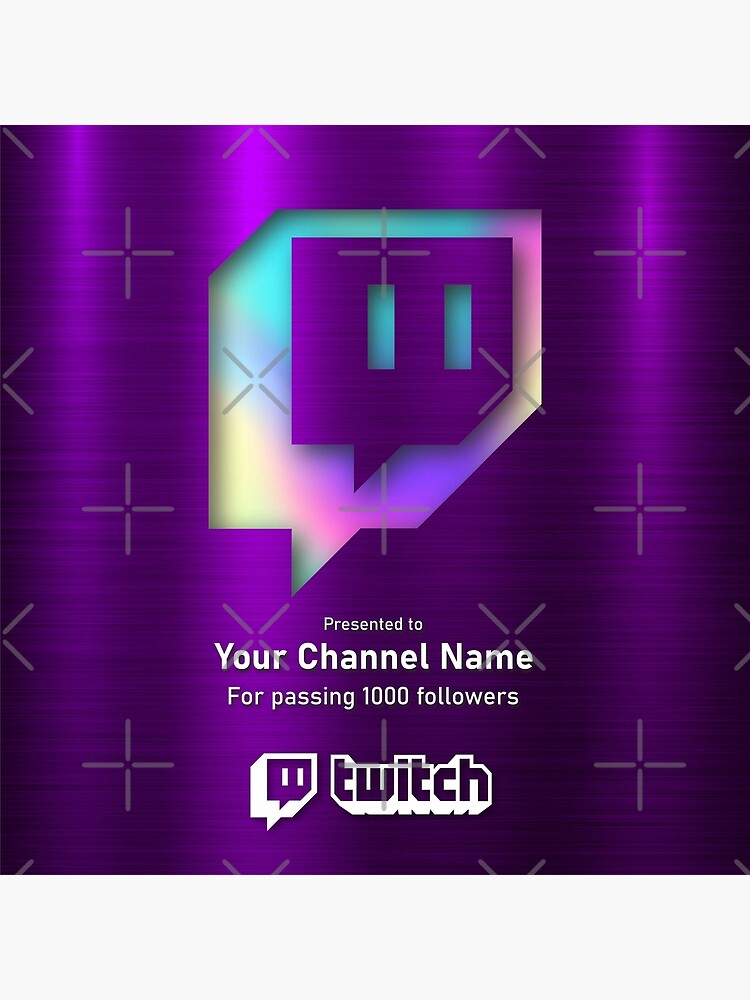 "*Send me a Message* Twitch Award Plaque with the Creator Streamer ...