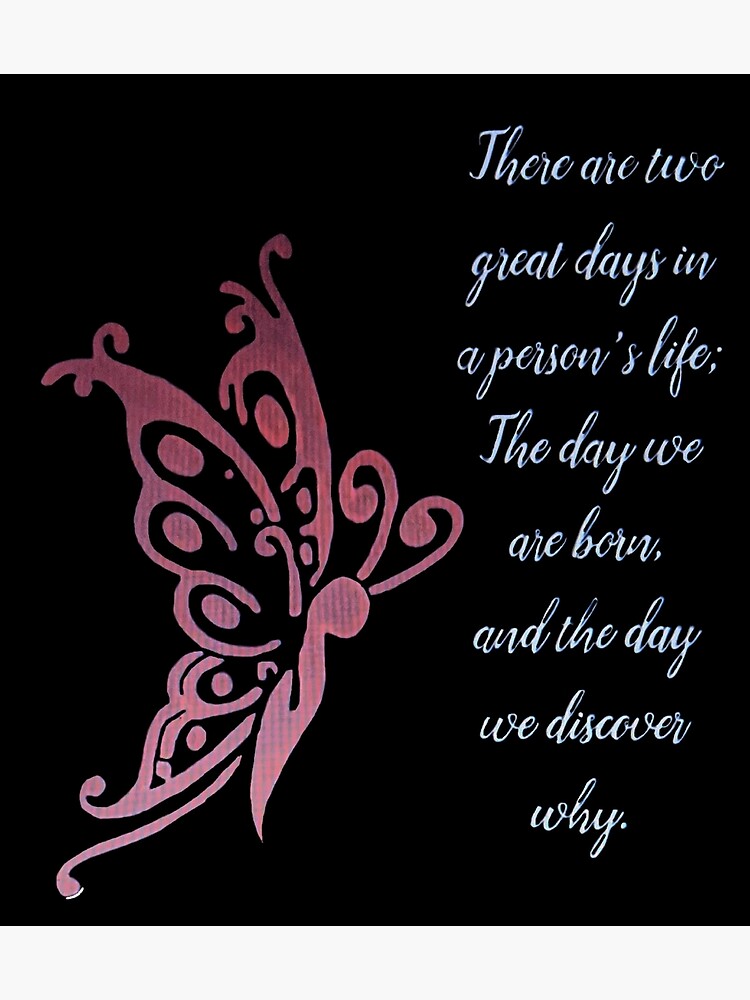 "Two great days inspirational quote" Poster for Sale by melgoza | Redbubble