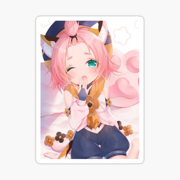 "Diona Genshin Impact Design" Sticker for Sale by jerestudio | Redbubble