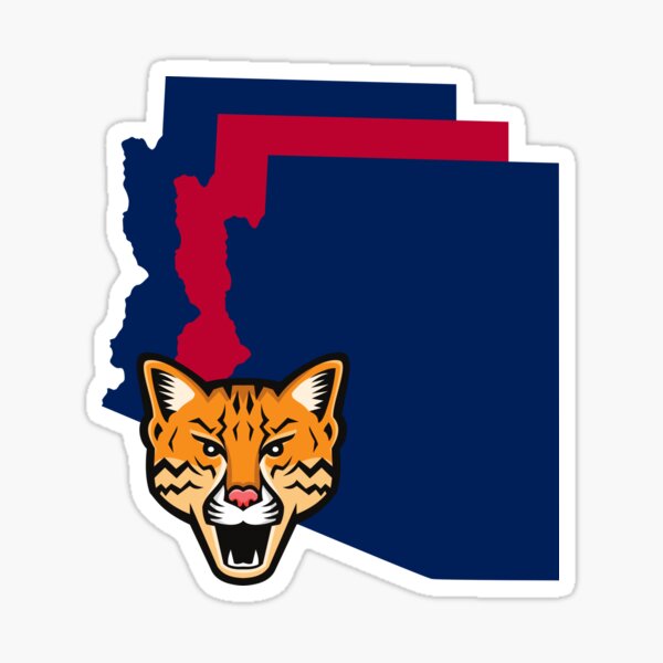 "Arizona Border, Wildcats" Sticker for Sale by LatterDaze | Redbubble