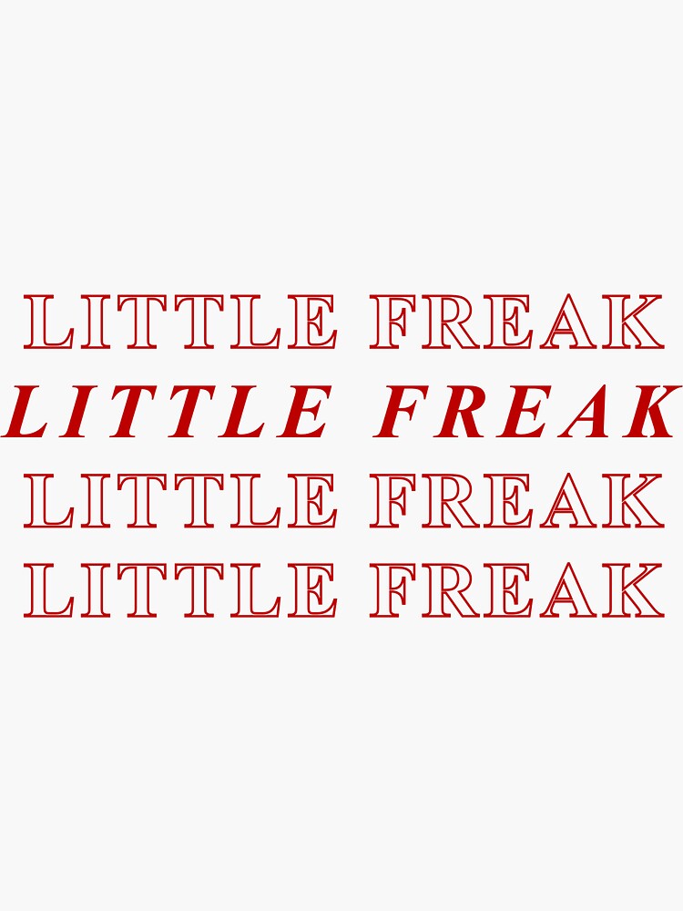 "Harry Styles 'Little Freak'" Sticker for Sale by loviaml97 | Redbubble